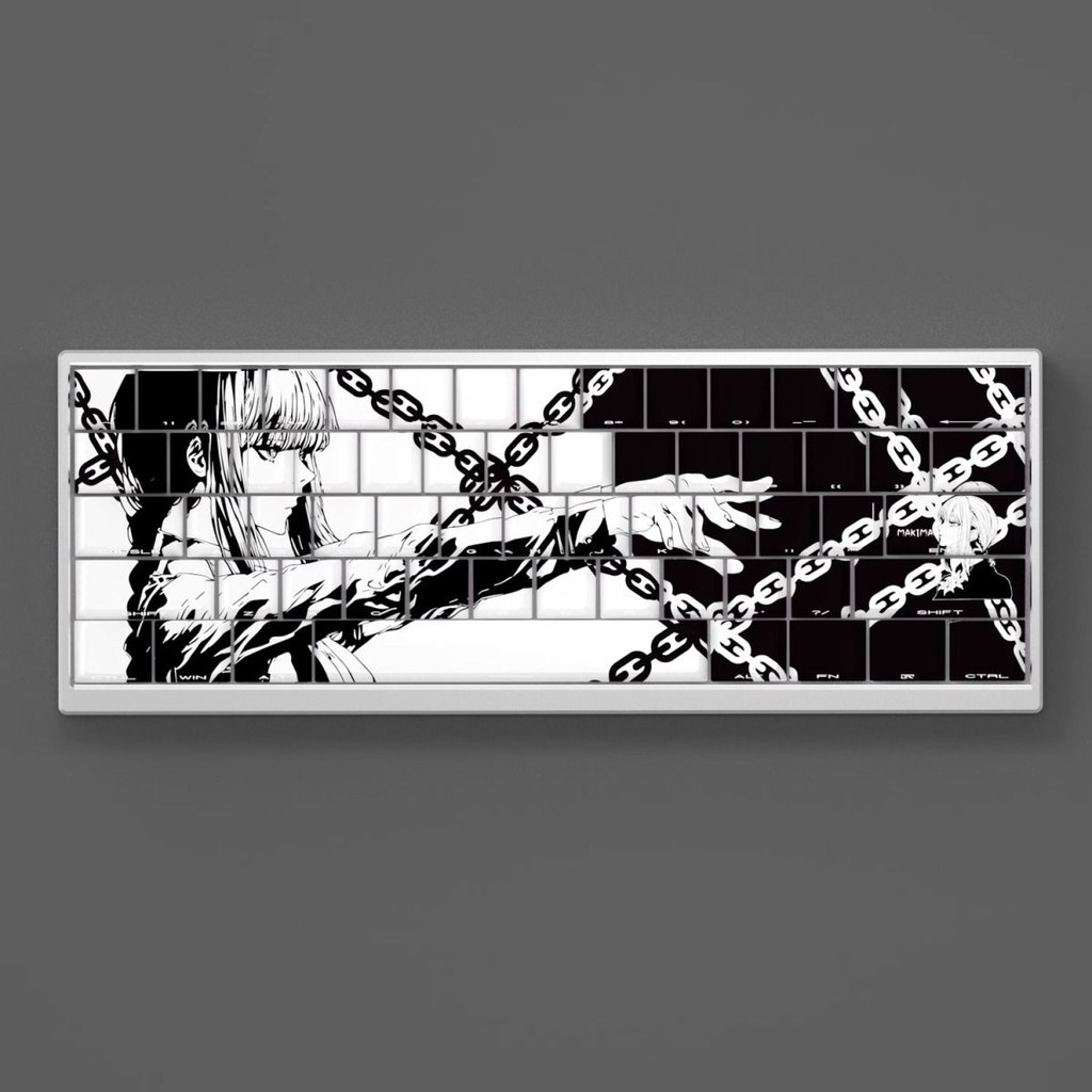 Marcima Chain Lock Keycap Cherry Profile Side Print Shine Through PBT ...