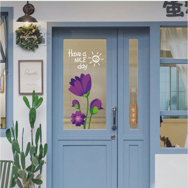 [insShowcase glass stickers]Static Window Stickers Internet Celebrity ...