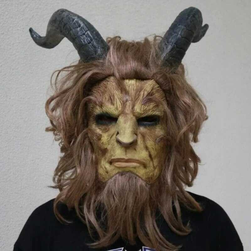 Movie Beauty And The Beast Prince Mask Helmet Eyepatch Face Muffle ...