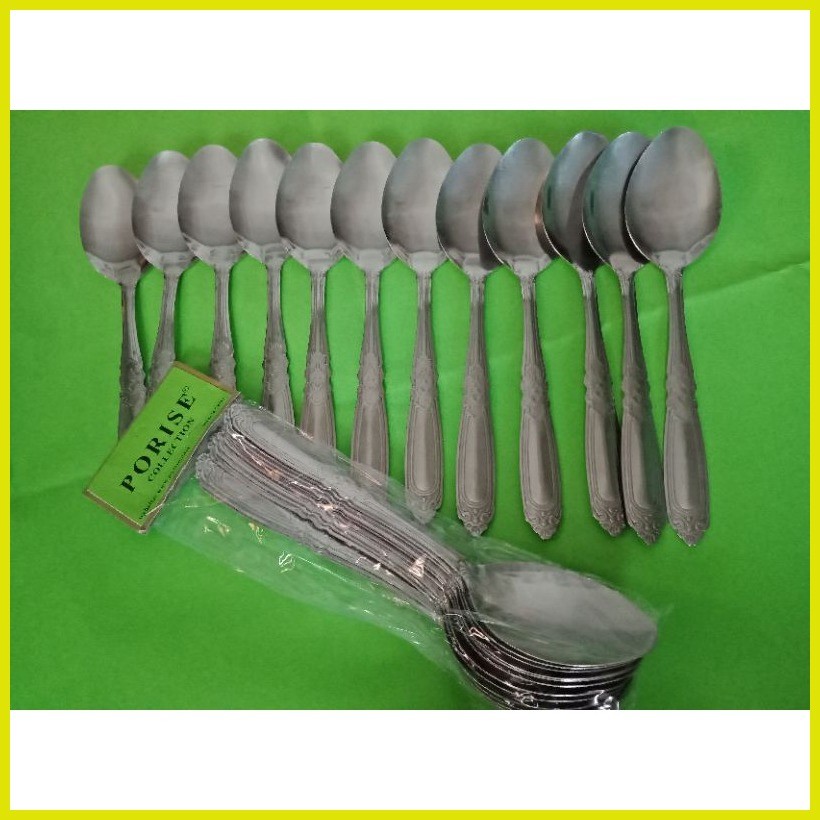 ۩ 1 dozen Good Quality Stainless Steel Table Spoon & Fork / Kutsara ...