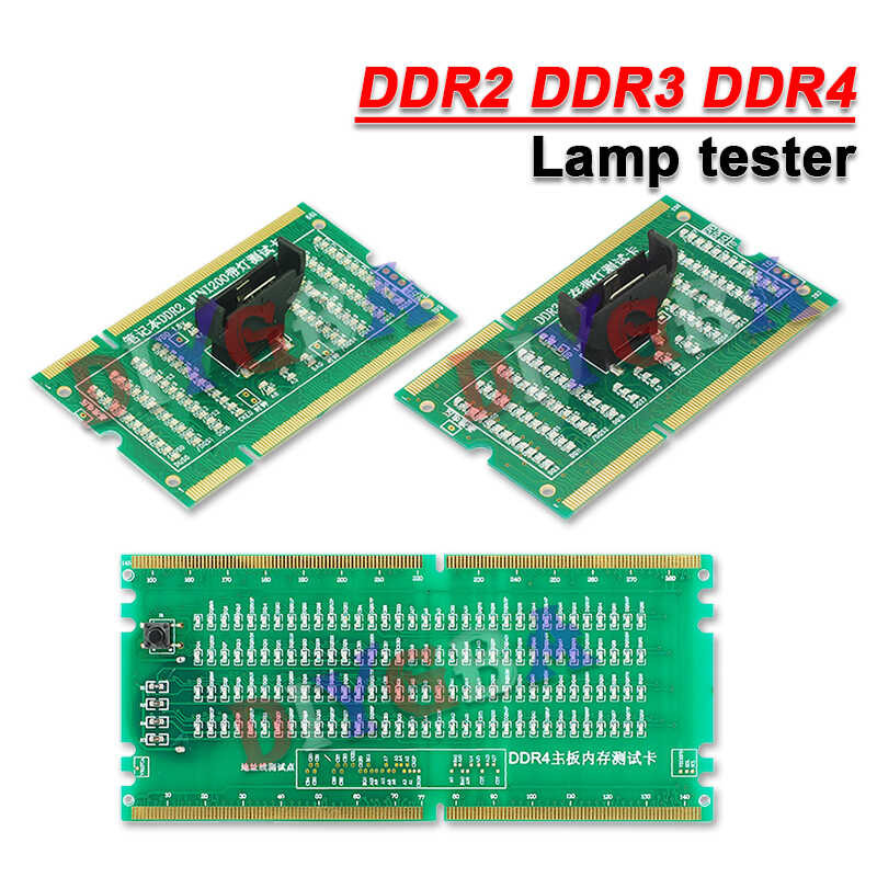 Ddr2 8 Ddr3 Ddr4 Motherboard Memory Slot Diagnostic Analyzer Led Test Card Cpu Light Tester