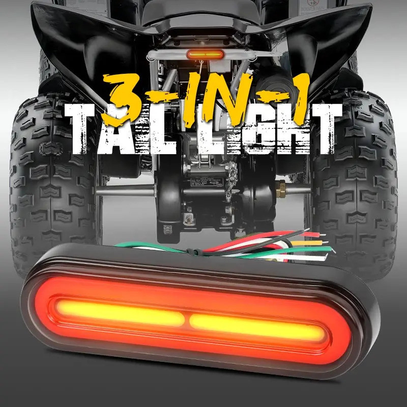60led Motorcycle 3 in 1 LED Tail Lights Sequential Turn Signal Light ...