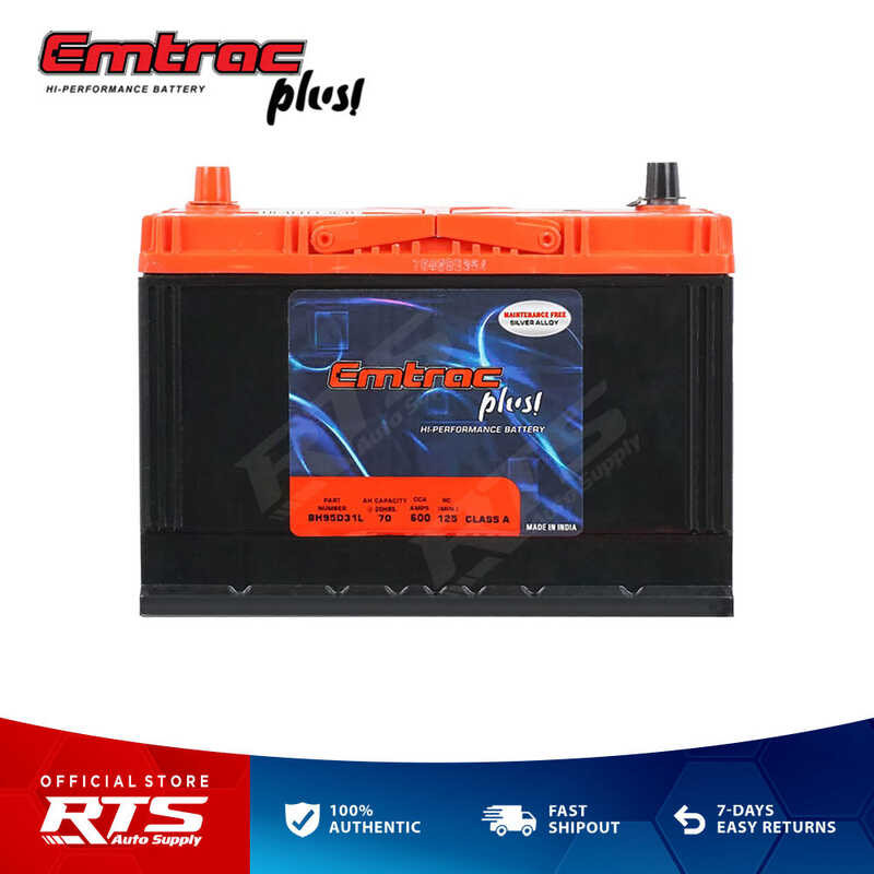 Battery Emtrac Chrome Titanium | Platinum 3Sm 1Pc | | Shopee Philippines