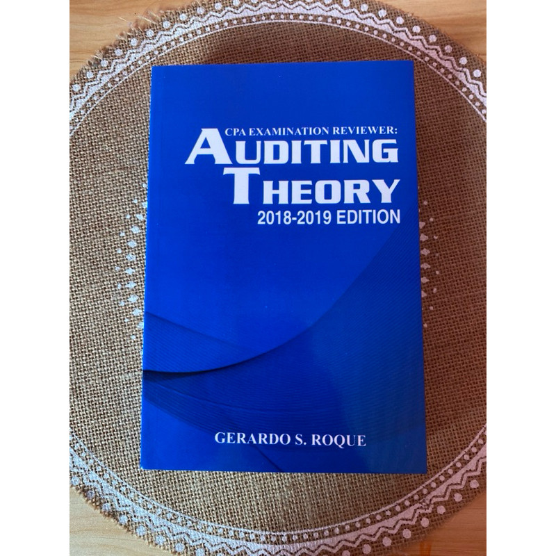CPA Examination Reviewer AUDITING THEORY 2018-2019 Edition by Gerardo S ...