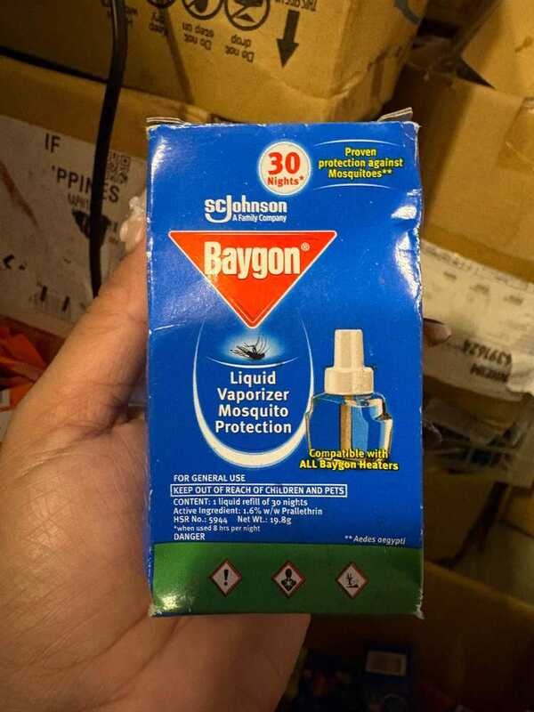 Baygon Liquid Repeller Anti-Dengue Mosquitoes Last For 30 Nights ...