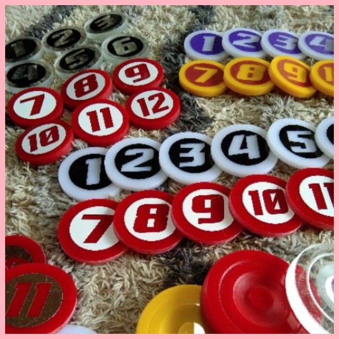 PITCHA / Pool Chips - 'PREMIUM SET' (Fiber-Acrylic) Picha | Shopee ...