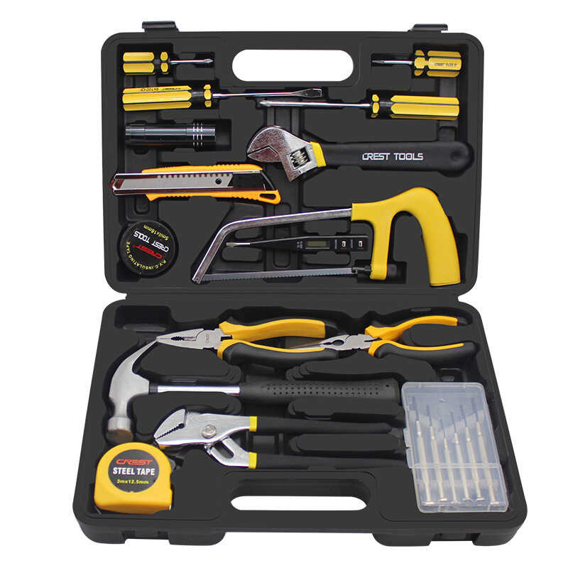 ☑♥ Red Home Gift Group Purchase Hardware Tool Set Toolbox Manual Repair ...