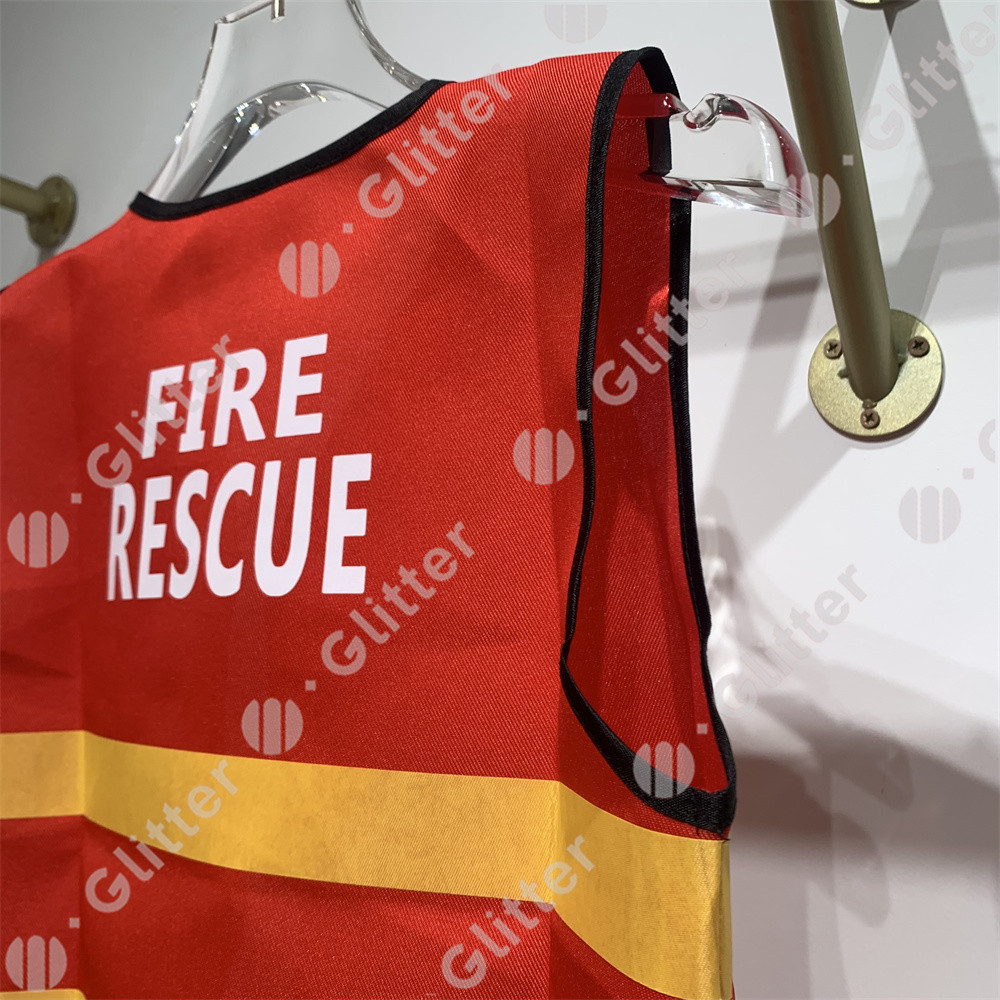 Firefighter Cosplay Costume Career Day clothing for Kids Halloween ...