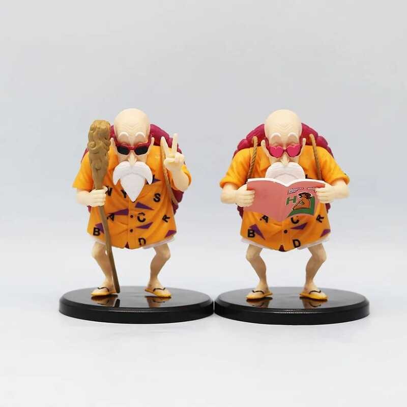 Dragon Ball Z Anime Figure Biye Gesture Lecherous Master Roshi Kame ...