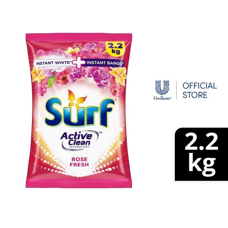 Surf Detergent Powder Rose Fresh 2200G Pouch 3Ce | Shopee Philippines