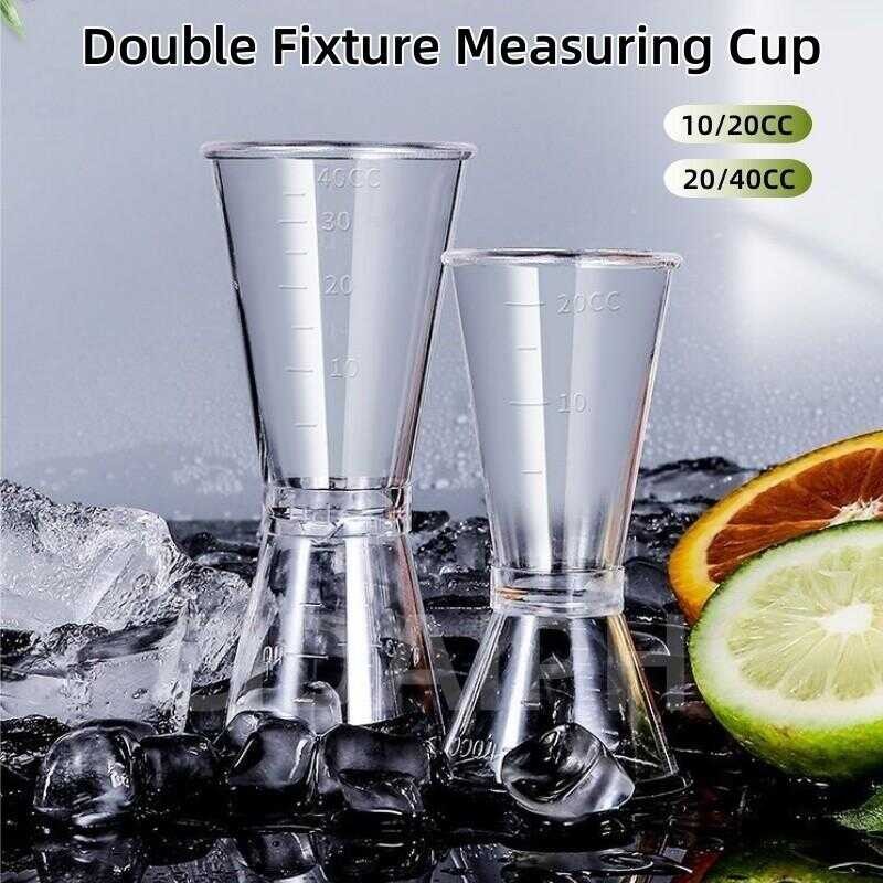 100Ml Measuring Cup Syrup Pump Pitcher Double Jigger Counting 2D5 9E8 ...