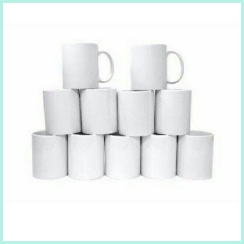 cuyi and quaff brand sublimation white mug 36pcs | Shopee Philippines