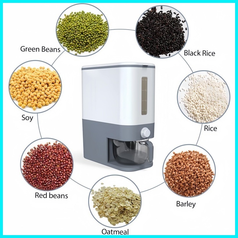 Rice Bucket,rice bucket dispenser,Rice Storage Box,rice storage,Rice ...
