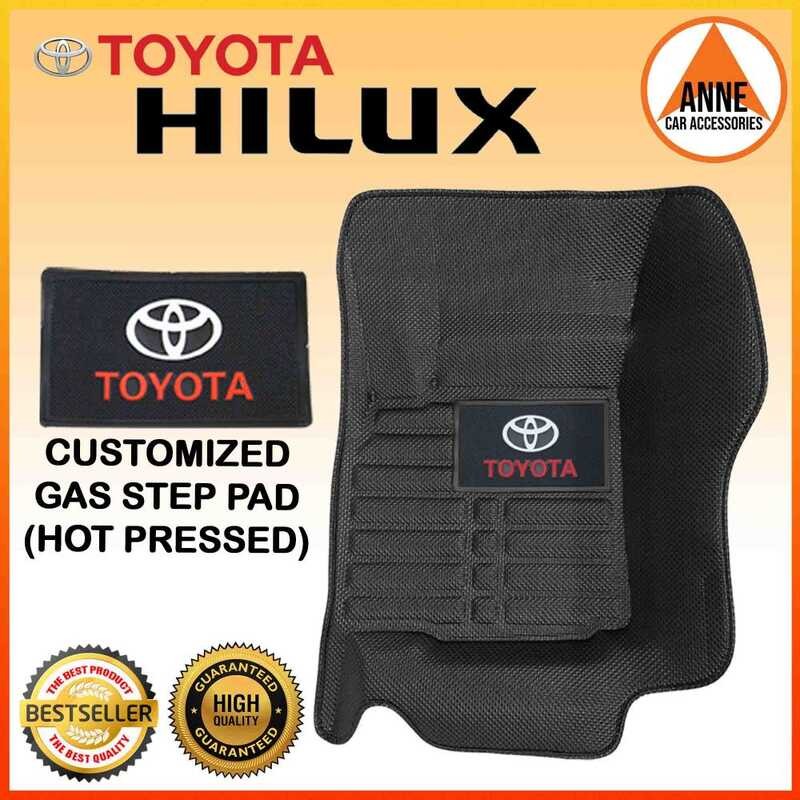 5D Dia Car Deep Dish Matting For Toyota Hilux 2016 2017 2018 2019 2020 ...