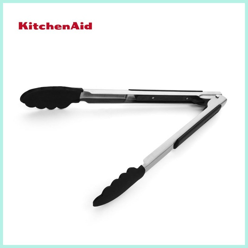 KitchenAid Silicone-Tipped Side-Locking Tongs, 30cm | Shopee Philippines