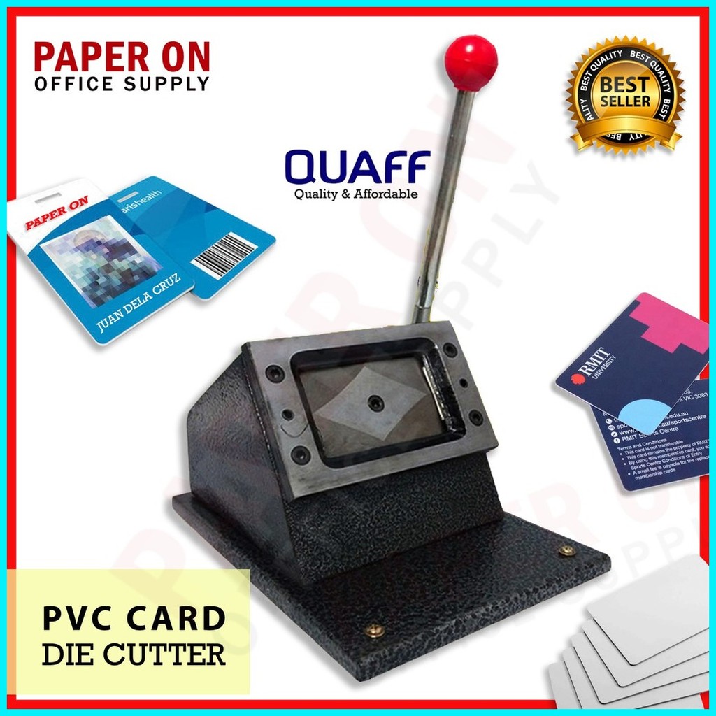 QUAFF PVC ID Card Die Cutter (86x54mm) | Shopee Philippines