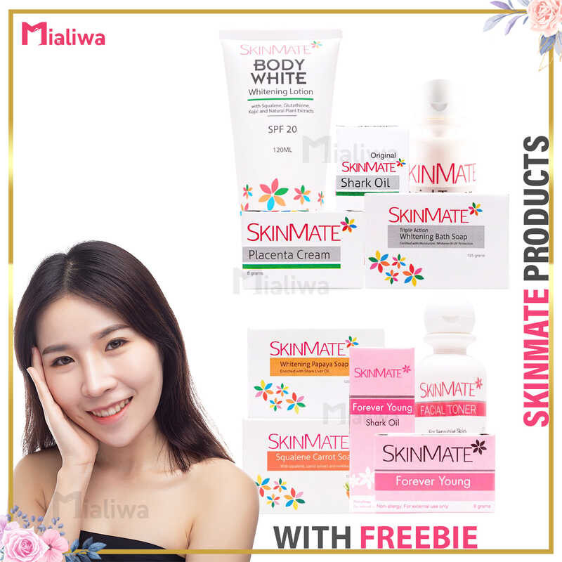 SkinMate Placenta Cream, Shark Forever Young Oil, Lightening Facial ...