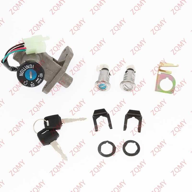 Motor Ng Aluminum Alloy, Ignition Switch Key Lock Gas Fuel Tank Cap Set ...