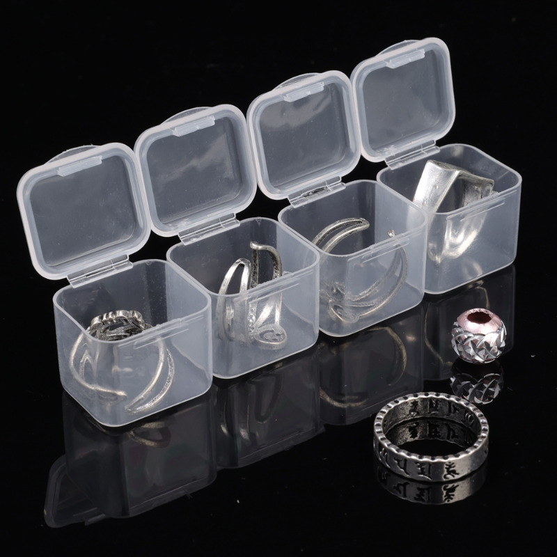 Transparent Plastic Storage Box - Lock Buckle Storage Box - Desktop ...