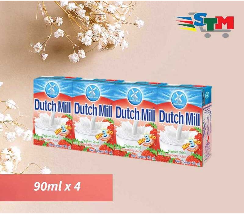 Dutchmill yogurt strawberry 90ml (sa 4s) | Shopee Philippines