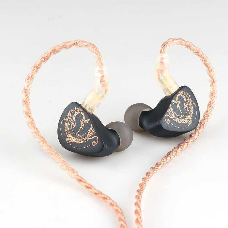 LY BLON X HBB Z300 Zinc Alloy DynAmic Driver Silicone DiApHrAgm Hifi IEM EArpHoneS WitH Mic ...