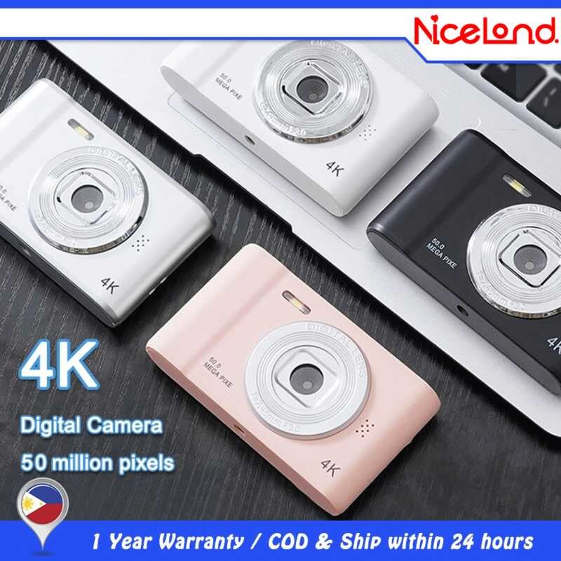 Selfie 4K Dual Camera Digital Camera For Beginners Mini Auto Focus ...
