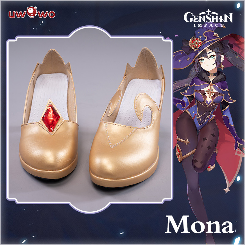 § UWOWO Game Genshin Impact Mona Shoes Megistus Astral Reflection ...