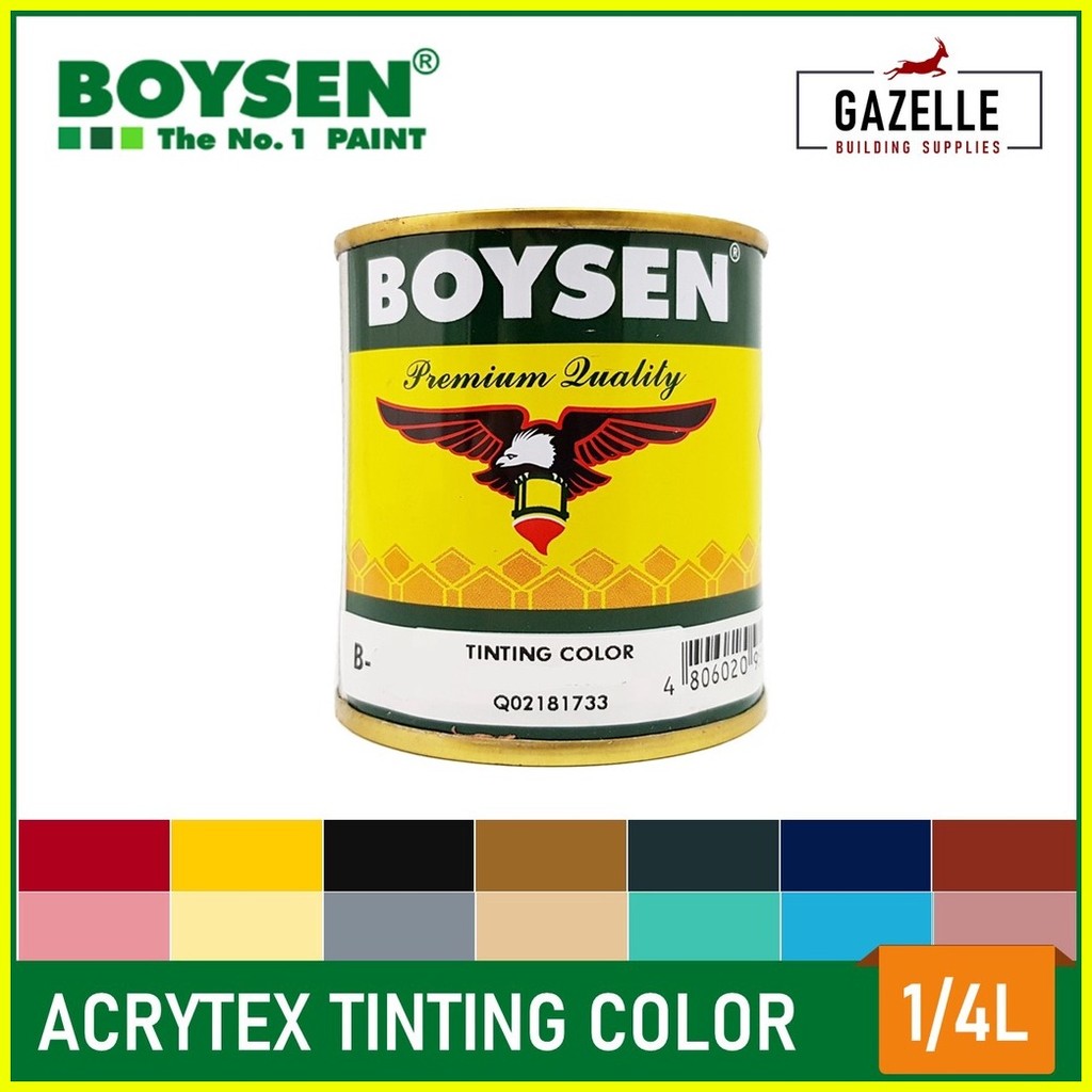 ⚡ ☋ BOYSEN® Acrytex Tinting Colors Concentrated Solvent Based Tinting ...