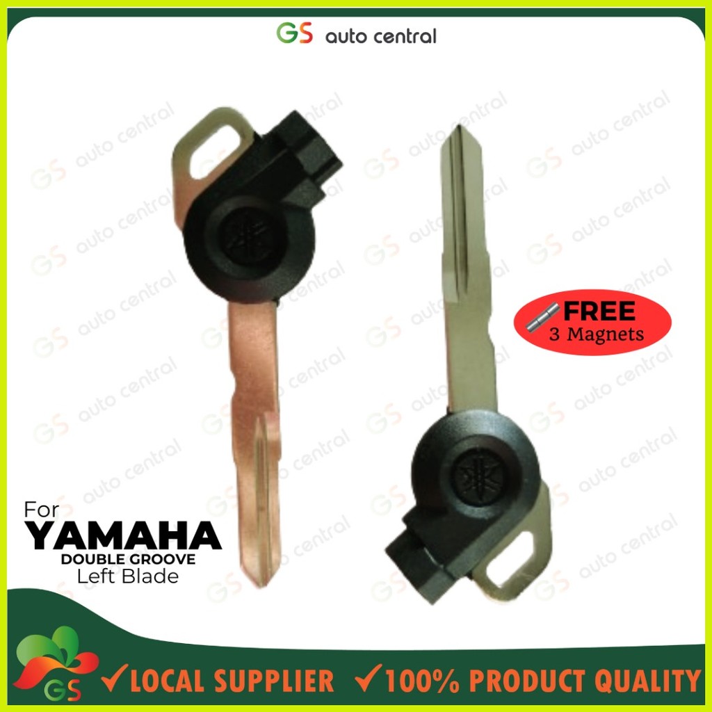 § For YAMAHA MIO 125/MIO GEAR/ FAZZIO Blank Key 2Line/ Double Groove ...