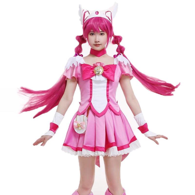 § Anime Smile Precure Force Glitter Lucky Cure Happy Dress Cosplay ...