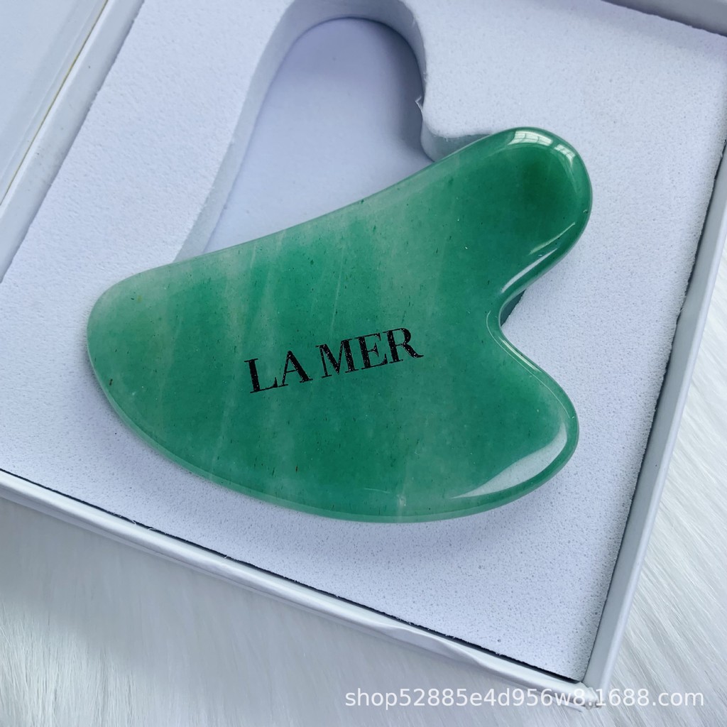 LA Wintersweet Jade Natural Stone Gua Sha Massage Tablets Beauty Gua ...