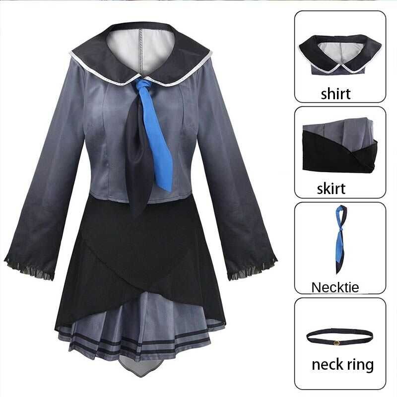 ASAHINA MAFUYU Cosplay Costume School Uniform For Anime Comic Con ...