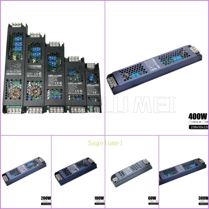 AC220V To DC12V 24V Led Switching Power Supply Mute Lighting Transformers 60W 100W 150W 200W ...