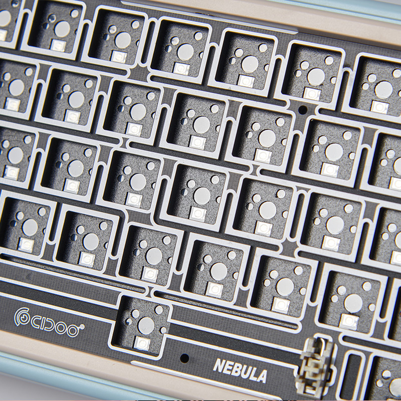 CIDOO Nebula 65% Mechanical Keyboard Three Mode Wireless VIA ...