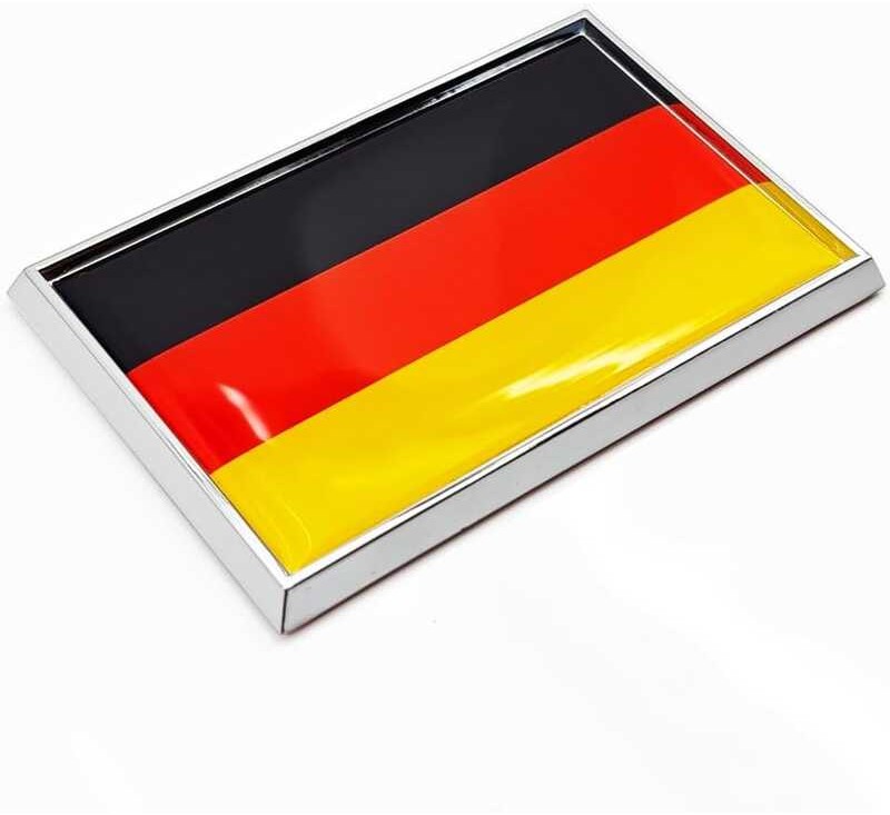 Stickers Perdecor Flag Badge Stickers Car Chrome Flag (2-piece set, 7. ...
