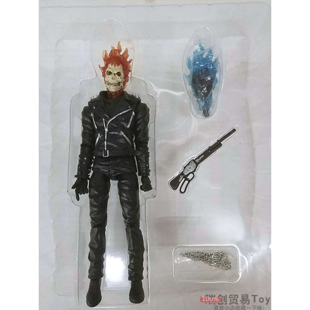 Marvel Marvel Ghost Rider Ghost Man Skeleton Nicolas Cage Action Figure ...