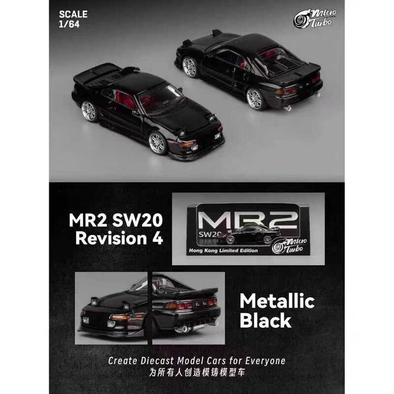 Micro Turbo 1:64 MR2 SW20 black alloy car model | Shopee Philippines