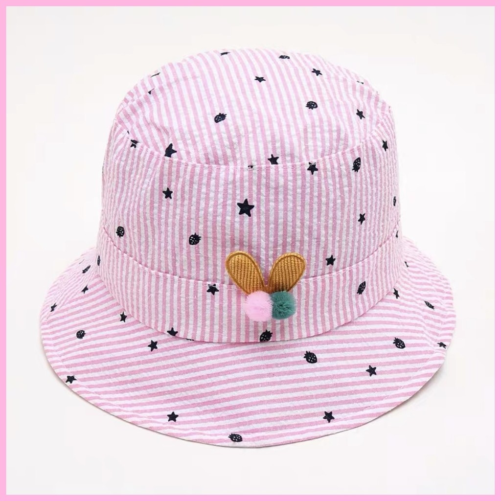 ۩ BGC Fashion kids fisherman's Strip hat 4 colors for girl waway bucket ...