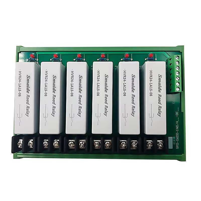 High Voltage Reed 6 Channel 6Kv 24V DIN Rail Screw Relay Module ...