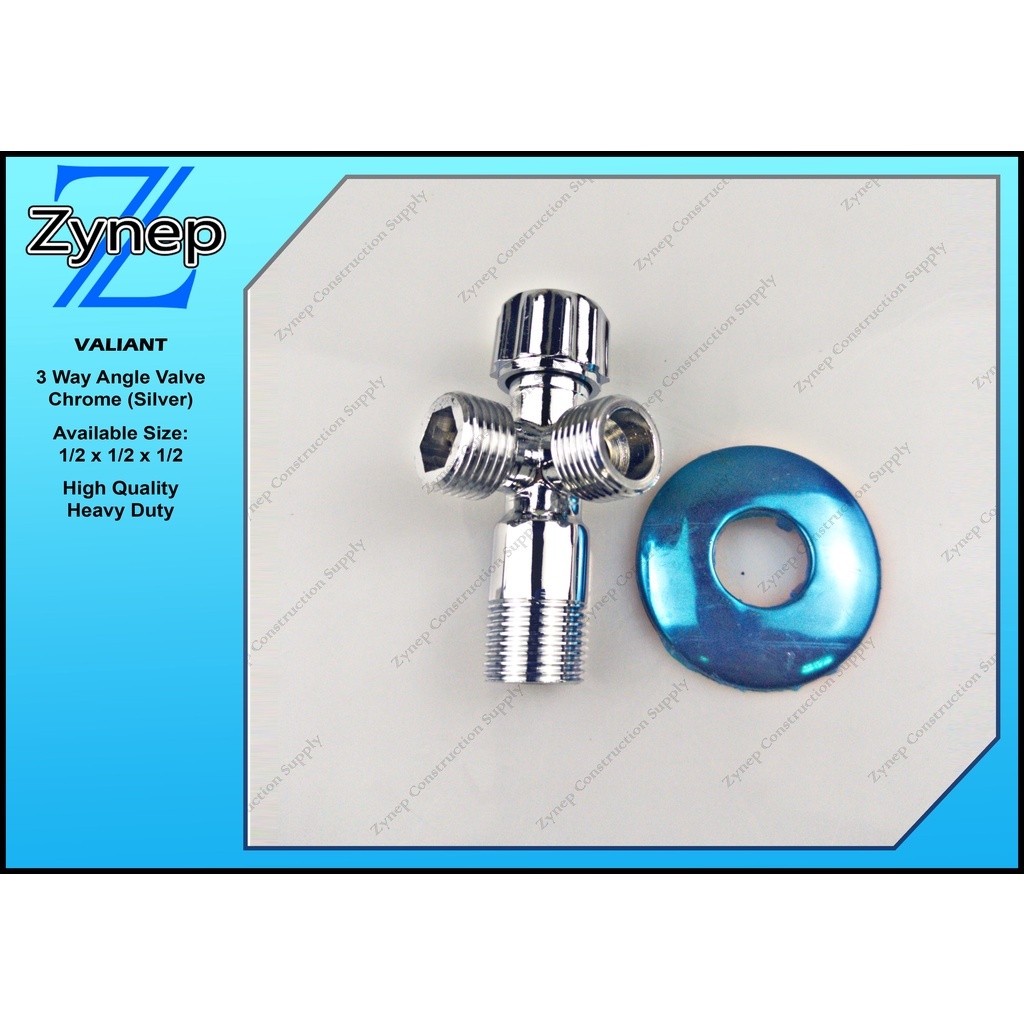 K-487 3 WAY VALIANT ANGLE VALVE (SILVER) | Shopee Philippines