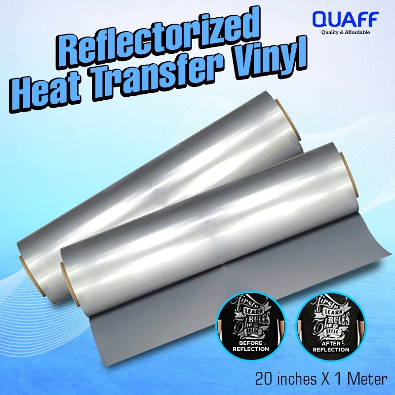 Quaff Reflective Heat Transfer Vinyl With Adhesive Carrier Cdr-Cc 20 ...