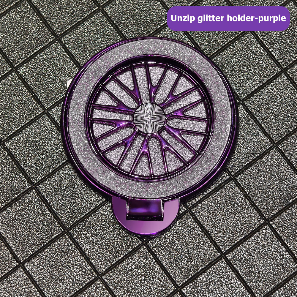 Rotating Gyroscope Phone Holder Shining Decompression Brackets Back ...