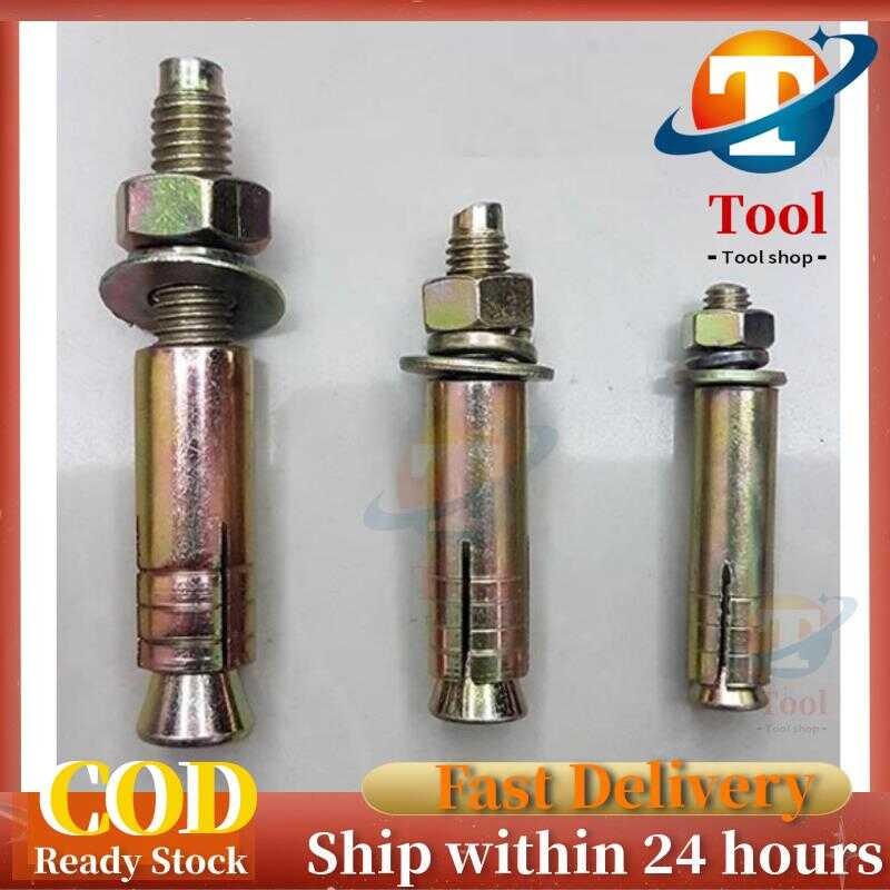 (10Pcs) Dynabolt /Dyna Expansion Bolt/ Anchor Bolt 1/4" To 1/2 ...