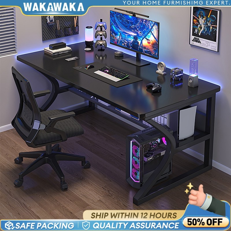 Modern Home Gaming Table Computer Desk Office Desk PC Table With ...