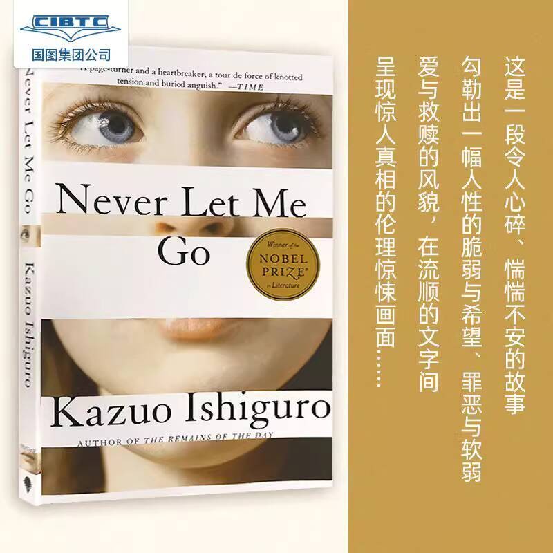 Original English Version Never Let Me Go Kazuo Ishiguro Nobel Prize in ...