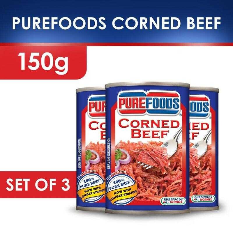 Purefoods Corned Beef (150G) Set Of 3 sdfg | Shopee Philippines