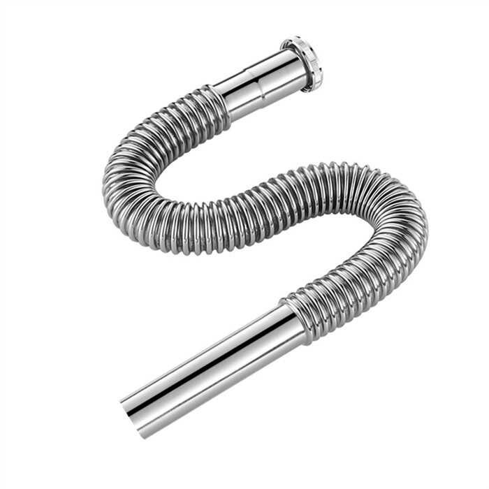 Wash Drain Pipe Basin Stainless Steel Sink Drain Pipe Accessories Basin ...