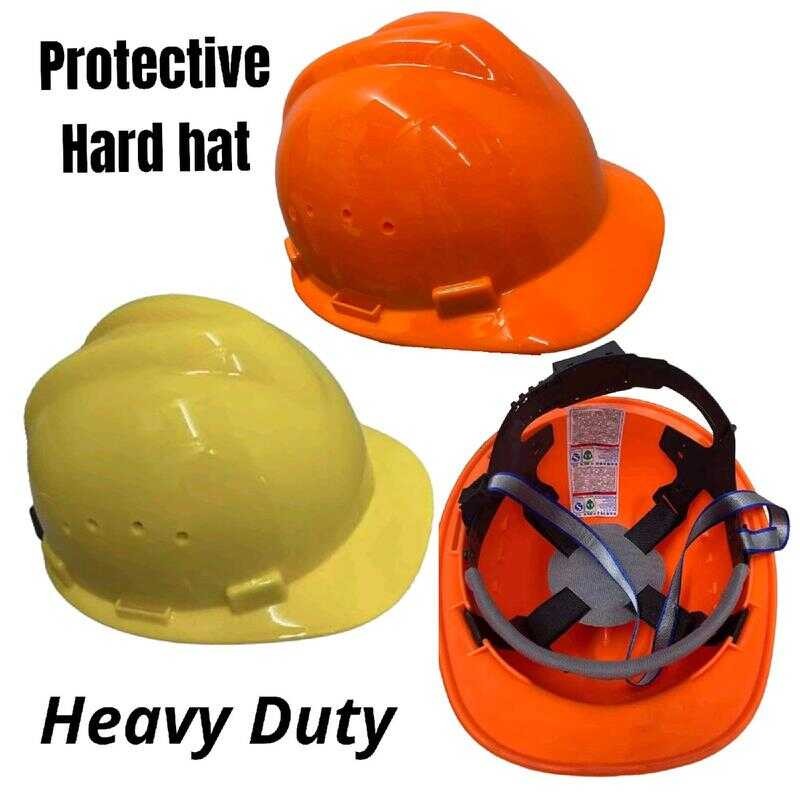 Hard Hat Head Protection Helmet Twist Adjustable For Construction/Work ...
