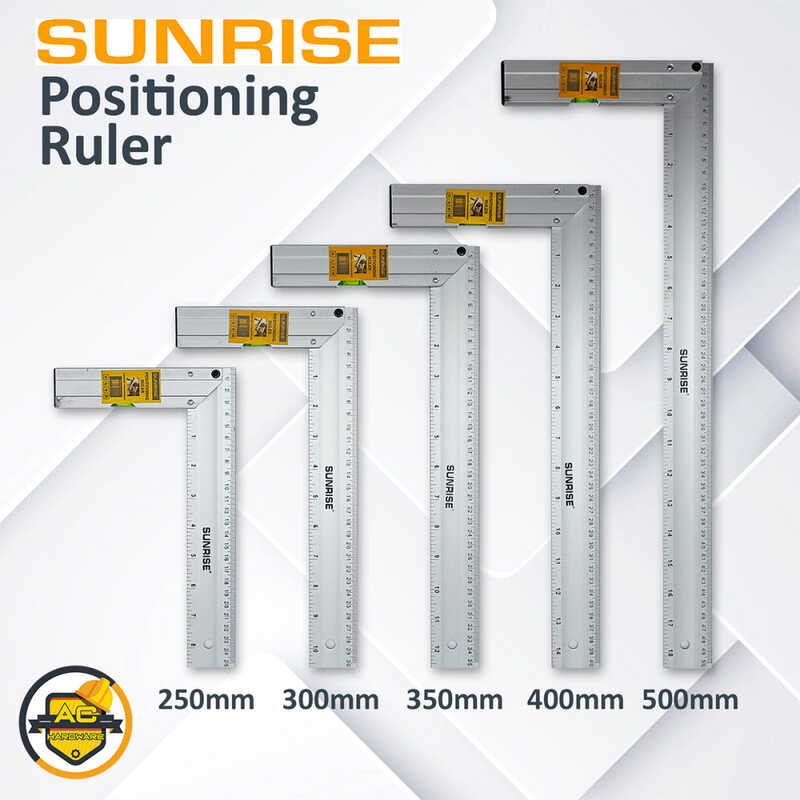 Sunrise Positioning Ruler (Eskwala) W/Level Vials | Achardware Dfgh bea ...