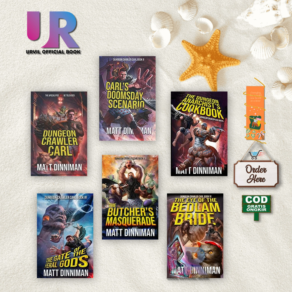 Dungeon Crawler Carl By Matt Dinniman (6Book series) | Shopee Philippines